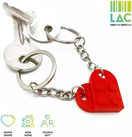 LAC Porte Clef Couple | Idee Cadeau Couple Original Porte Clef Coeur ...