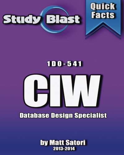 Study Blast CIW Database Design Specialist: ID0-541 - CIW Database ...