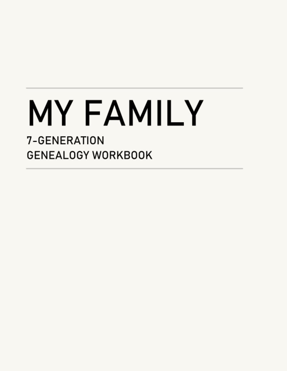 Buy 7 Generation Genealogy Workbook Journal Family Charts and Forms: 8. ...