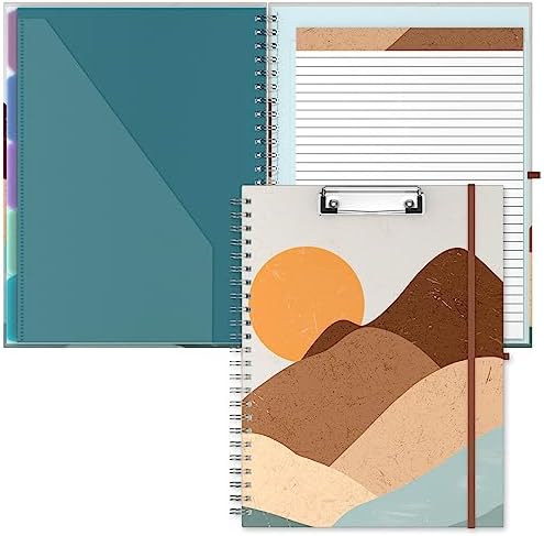 Amazon.com : Hongri Clipboard Folio with Refillable Lined Notepad ...