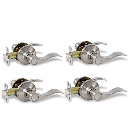 Crazy Clearance 4 Pack Door Lever Passage Door Lock Handle Hardware ...