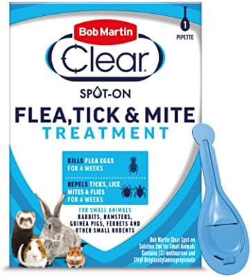 Bob Martin Clear Spot On Flea Treatment for Small Pets (Rabbits ...
