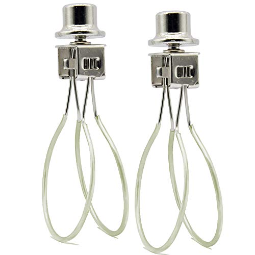 Lamp Shade Light Bulb Clip Adapter,Lamp Shade Holder Includes Finial ...