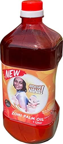 Amazon.com : Abrewa Nana Foods - African Red Palm Oil Zomi - 1 Liter - 100% Natural - No ...