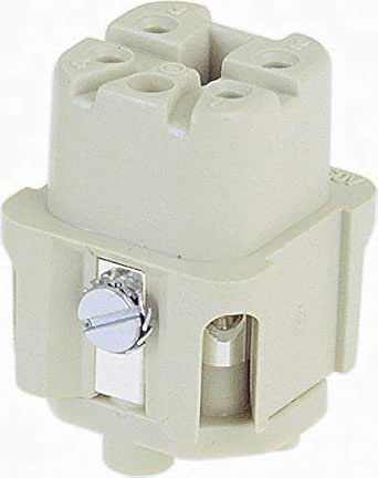 HARTING ELECTRONICS 09200032711 HAN A Series Size 3A 3 Position Ground ...