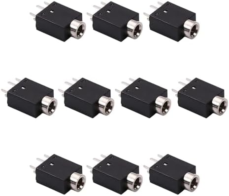 Amazon.com: bnafes 15pcs PJ-307 3.5mm Stereo Jack Socket 5 Pin PCB ...
