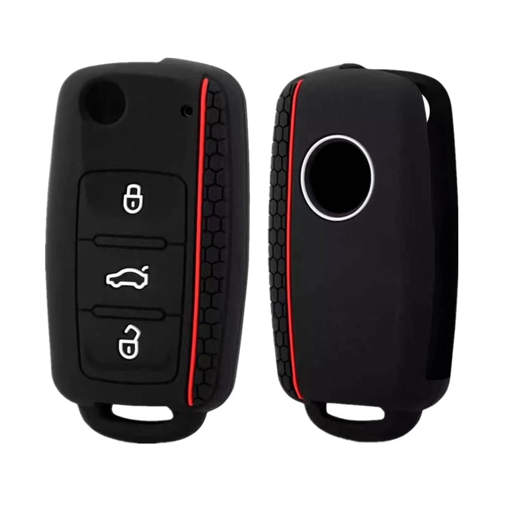 Happyit Silicone Car Key Cover Cases for Volkswagen vw Polo Bora Beetle ...