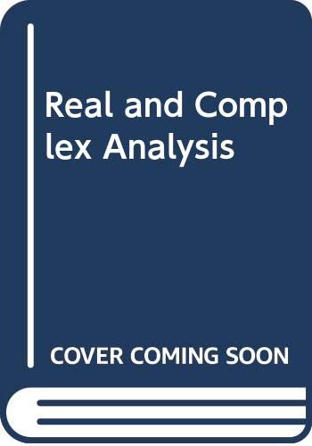 Real and Complex Analysis: Walter Rudin: 9780070995574: Amazon.com: Books