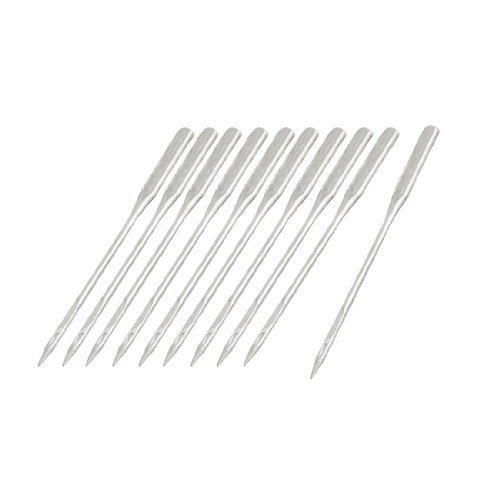 Alcoa Prime10 Pcs Wedge Point 90/14 Needles Silver Tone for Home Sewing ...