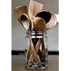 Amazon.com: Exquisite 8-Piece Teak Cooking Utensil Set | Handcrafted ...