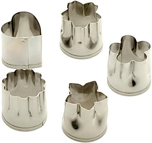 Amazon.com: Fox Run Heart Shaped Cookie Cutters, 5-Piece Set with ...