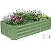 Amazon.com: INNO STAGE Galvanized Raised Garden Bed Kit, 4x2x1FT Metal ...