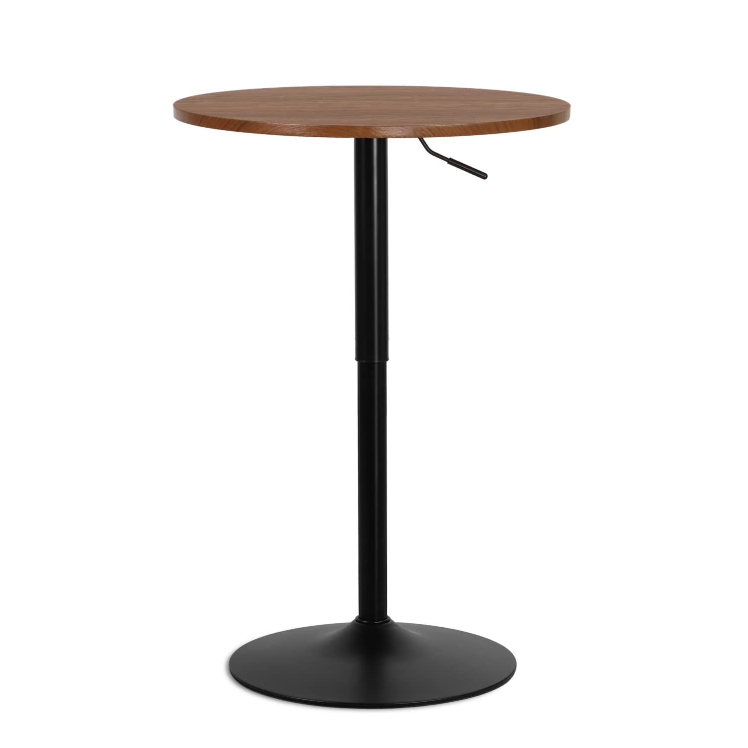 MoNiBloom Round Cocktail Bar Table 23.6" with Metal Base, Rotatable ...