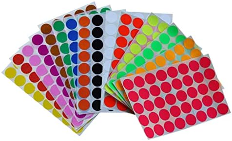 G.F. Gommettes Rondes, Gommettes Enfants, 4000 Gommettes-35 Plaquettes ...