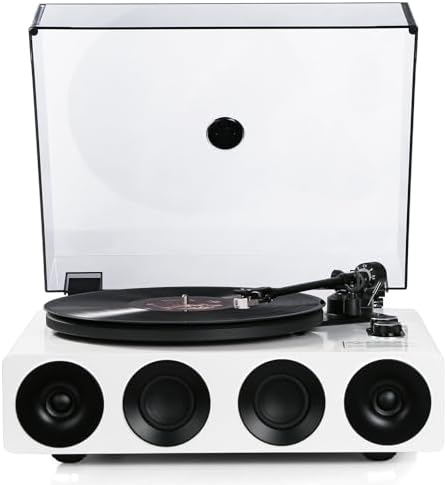 Amazon.com: 1 by ONE All-in-One Record Player with Wireless Input, High ...