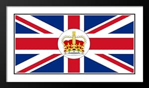Amazon.com: United Kingdom Consular Flag Wood 20x23 Framed and Double ...