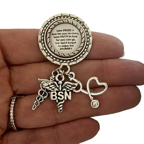 Amazon.com: Nursing Pin for White Coat Pinning Ceremony Nursing School ...