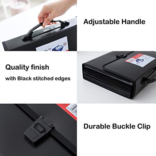Snapklik.com : FANWU 26 Pockets Expanding File Accordion Folder