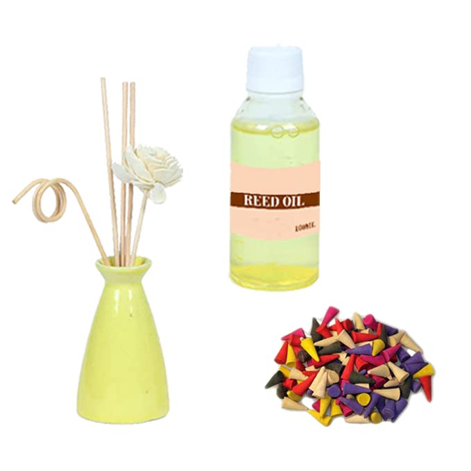 Crazy Sutra Reed Diffuser set (Set of 2) - 1pc Reed Vase (Small), 1 ...
