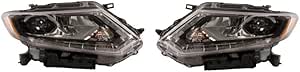 Amazon.com: For Nissan Rogue 2016 Headlight Driver & Passenger Side ...
