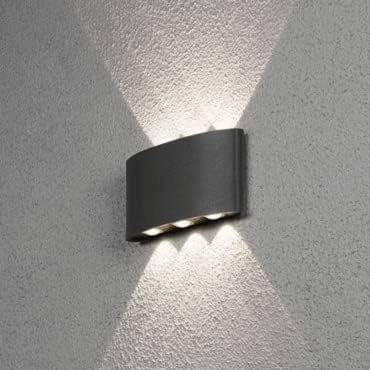 SPARC LIGHTS® LED12W 3 Beam UPDOWN Wall Washer Light with Black Finish ...