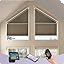 Amazon.com: Graywind Smart Angled Blinds Compatible with Alexa Google Motorized Right Trapezoid ...
