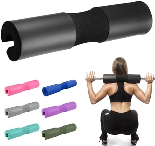 Smilee Olympic bar 43cm Full sized Gym barbell pad with 3cm sponge pad ...