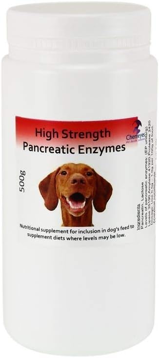 High Strength Pancreatic Enzyme Powder for Dogs & Cats by Chemeyes ...