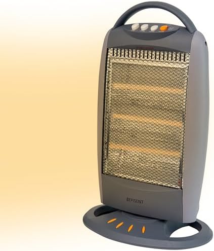UR CHOICE Quartz Halogen Heater 3 Bar - Electric Heater with 400W/800W ...
