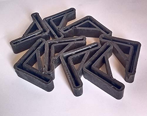 Plastic Angle Iron Foot Pad (L Shaped) 8 Pcs : Amazon.in: Home Improvement