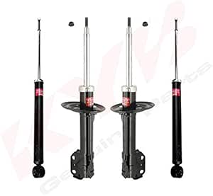 Amazon.com: KYB 334472 334473 343442 Pair of Front and Rear Shocks and ...