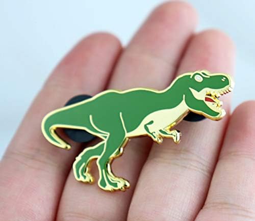 Amazon.com: Dinosaur Pins for Backpacks Jurassic Dinosaur Enamel Pin ...