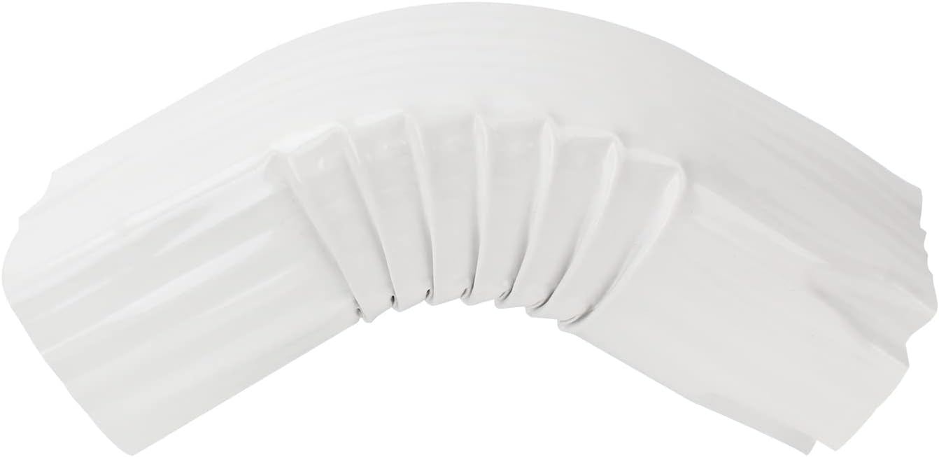 Amazon.com : Downspout Gutter Elbow Style B 2" x 3" Angle is 75° White ...