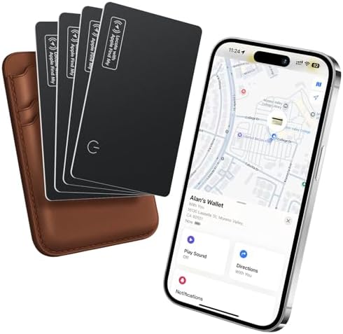 Amazon.com: Ultra Slim Air Card Tag: 2026 MFi Certified Wallet Smart ...
