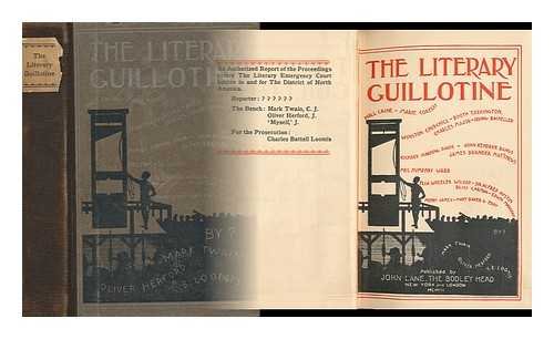 The literary guillotine: William Wallace Whitelock: Amazon.com: Books