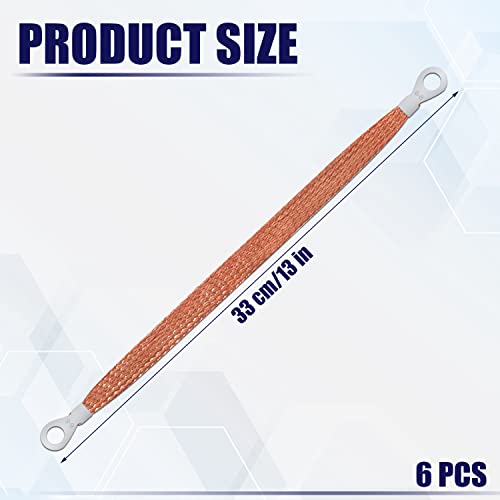 6PCS Automotive Ground Strap Kit, Universal Braided Ground Strap Car ...
