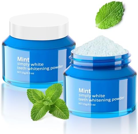 Amazon.com: 2 Pack Teeth Whitening Powder, Dentist-Recommended for ...