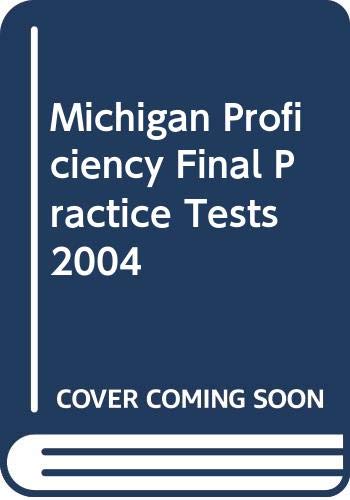 Buy Michigan Proficiency Final Practice Tests 2004 Book Online at Low ...