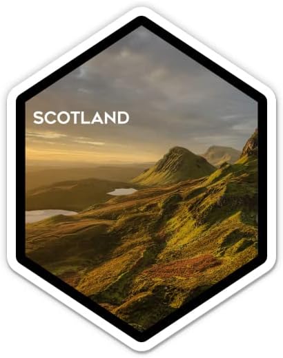 Amazon.com - Squiddy Scotland Scottish Highlands - Vinyl Sticker Decal ...