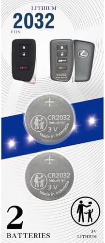 Amazon.com: (2 PACK) KEY FOB BATTERY Replacement for Lexus RX ES NX GX ...