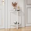 Amazon.com: Vagusicc Side Table, Small Round End Table, Set of 2 Half ...