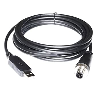 SERIAL COMMUNICATION CONSOLE DEBUG CABLE USB TO M12 5PIN MALE RS232(5m ...