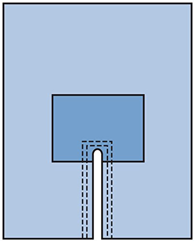 Amazon.com: Medline 69436 Non Sterile Orthopedic Split Drapes, Blue ...