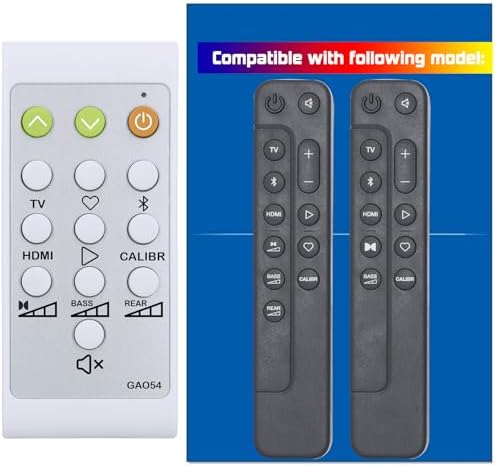 Amazon.com: Replacement Remote Control for JBL Soundbar BAR 500 5.1 ...