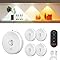 MEKKLEON Puck Lights With Remote Control - Rechargeable, Wireless Under ...