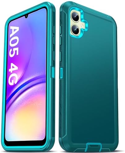 Amazon.com: CCSamll for Samsung Galaxy A05 Clear Case with Screen Protector, Full Body ...