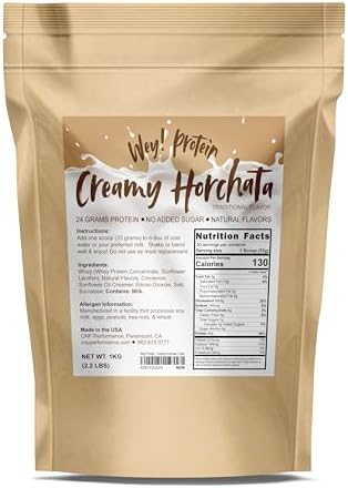 Amazon.com: Horchata - Whey Protein, Traditional Mexican Flavor, Sugar ...