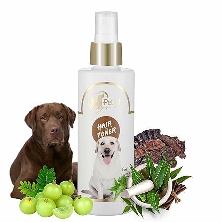 Buy Pet Life Pure Organic Dog Hair Toner Spray for Reduce Hair Fall ...