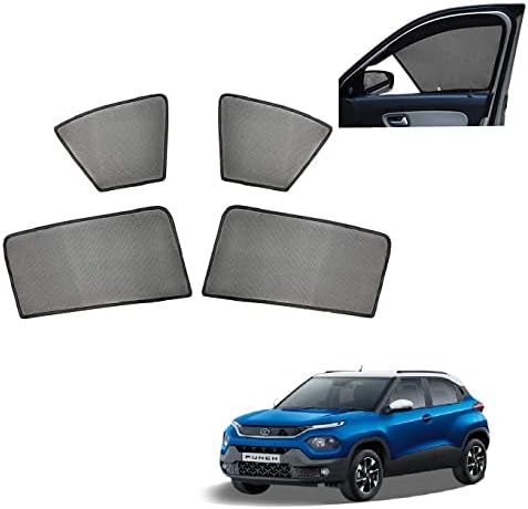 AutoMoto Car Window Curtain Fix Type Front and Rear Sunshade Compatible ...