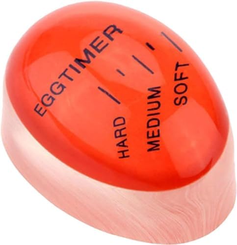 Colour Changing Egg Timer - for Soft, Medium and Hard Boiled Eggs ...